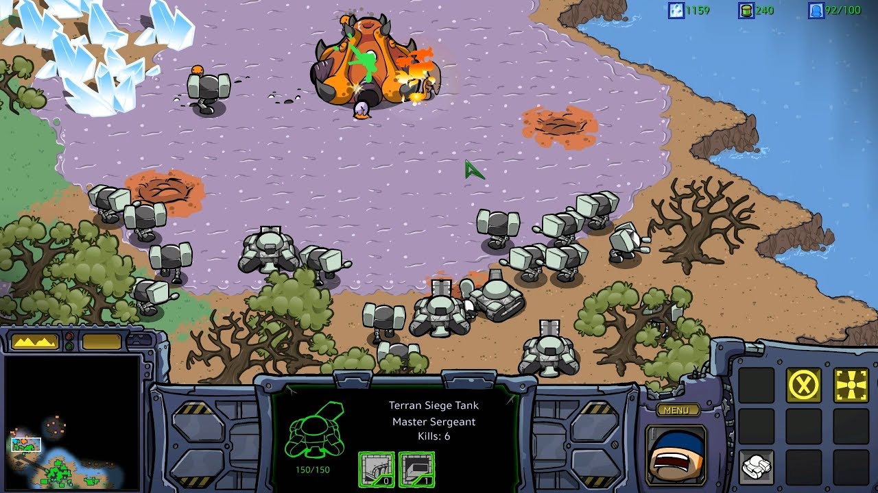 StarCraft: Cartooned (Carbot Remastered) Enslavers Campaign Mission 2a ...