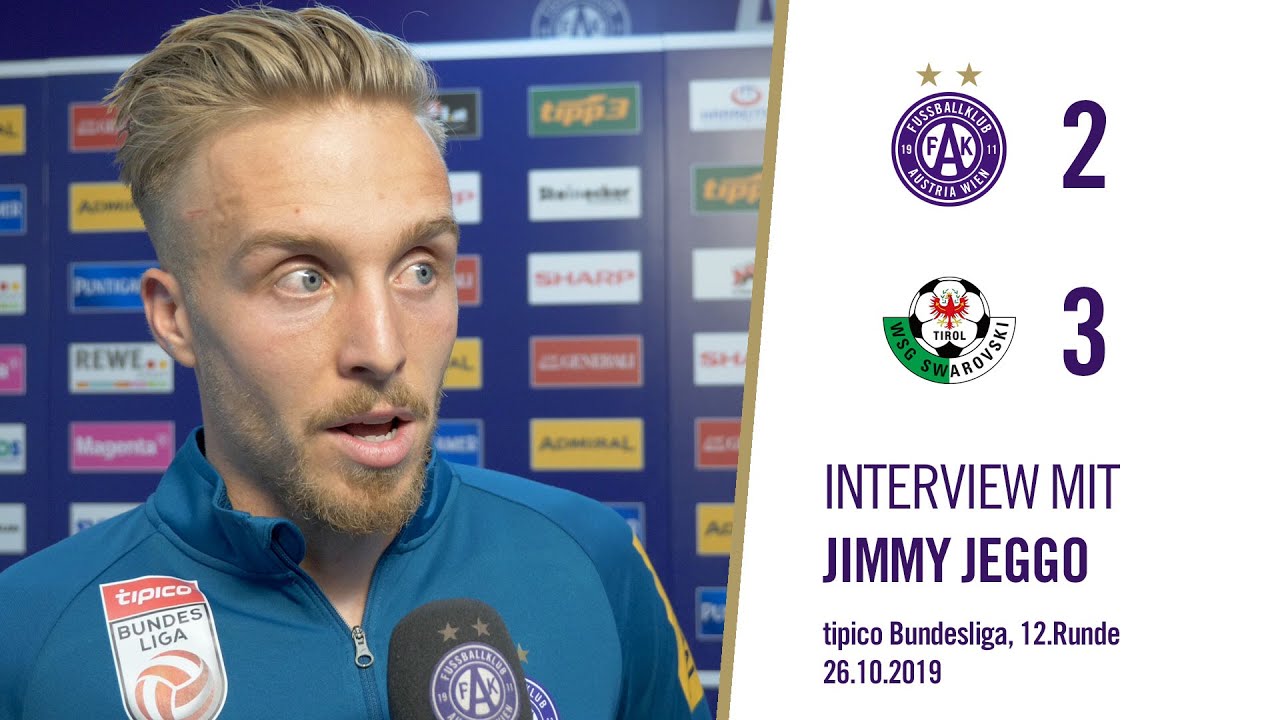 Jimmy Jeggo zum 2:3 gegen WSG Tirol (10/2019) - YouTube