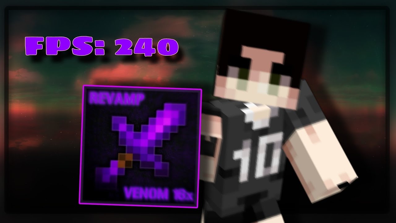 Venom Revamp[16x] FPS BOOST! | PvP Texture Pack For MCPE 1.20+ (MCPE ...