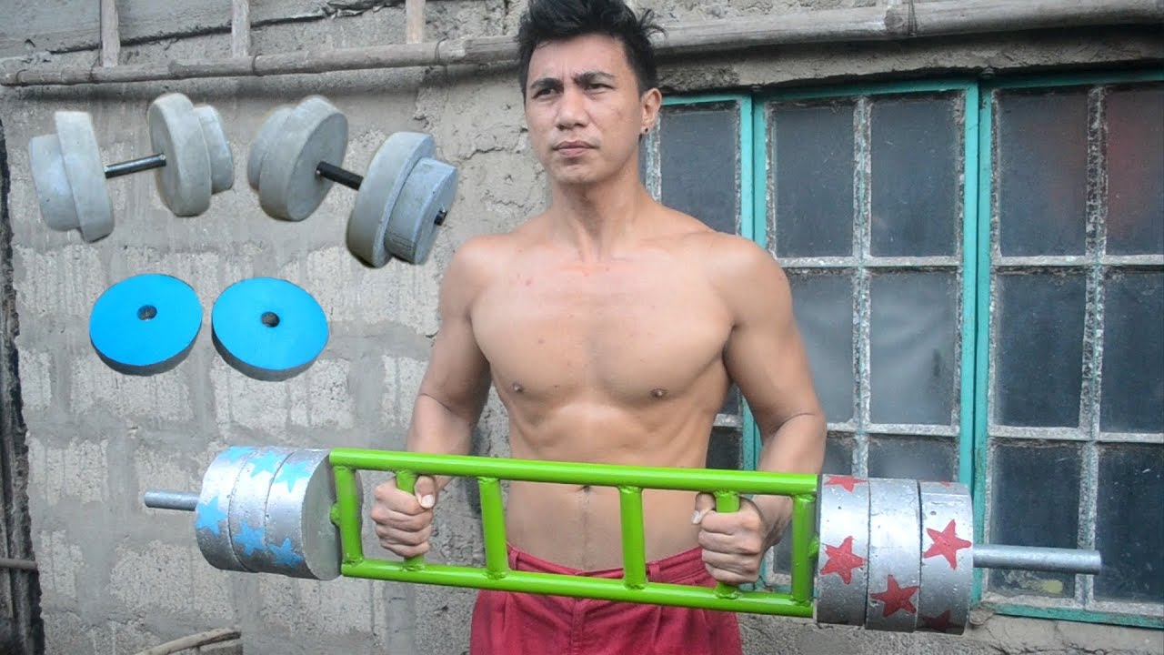 How to Make Dumbbell - Homemade Weight - DIY Gym Weights at Home - YouTube