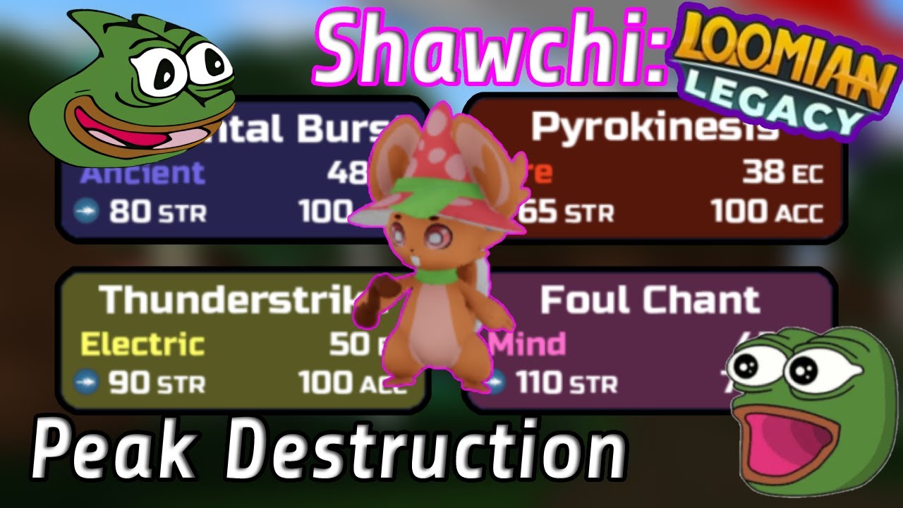 Shawchi: Peak Destruction | Loomian Legacy Pvp - YouTube