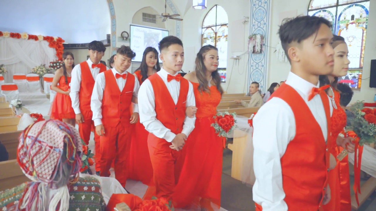 Eh Nay Moo to Moo Ku wedding ceremony Highlight - YouTube