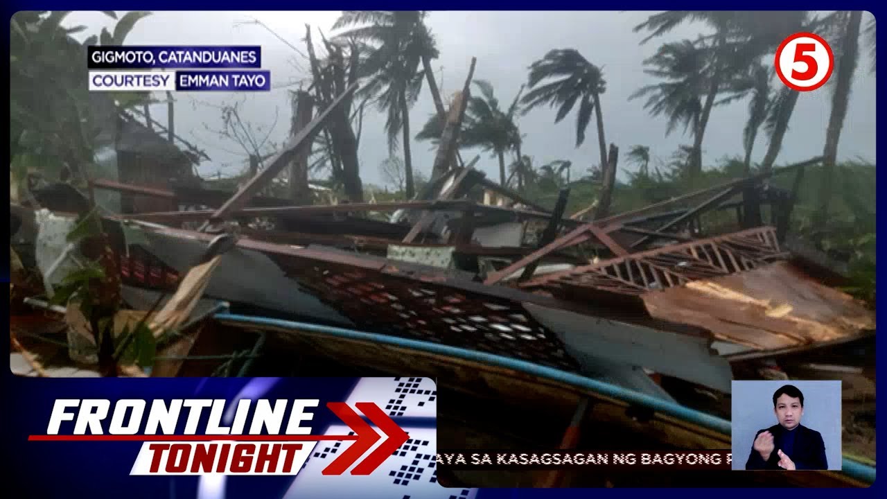 Ilang bahay sa Bicol, pinadapa ng Bagyong Pepito | Frontline Tonight ...