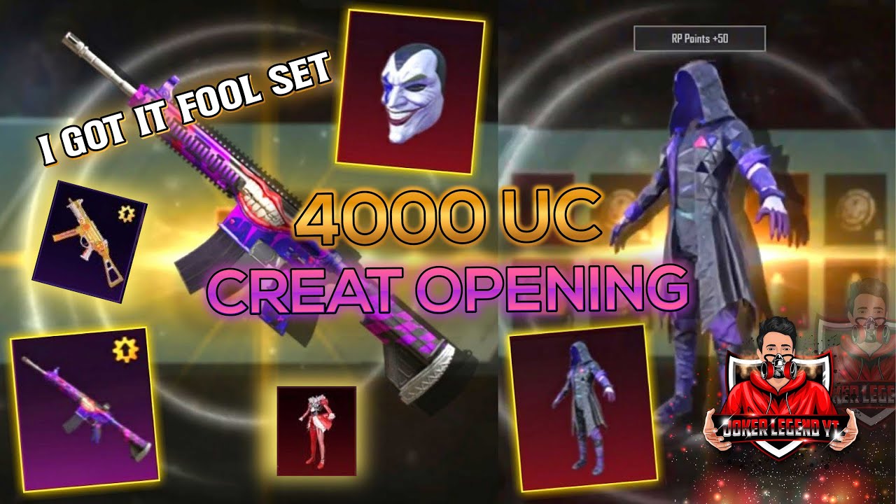 Fool set 🔥(guaranteed Reward) Joker Fool Set Crate Opening |PUBGM ...