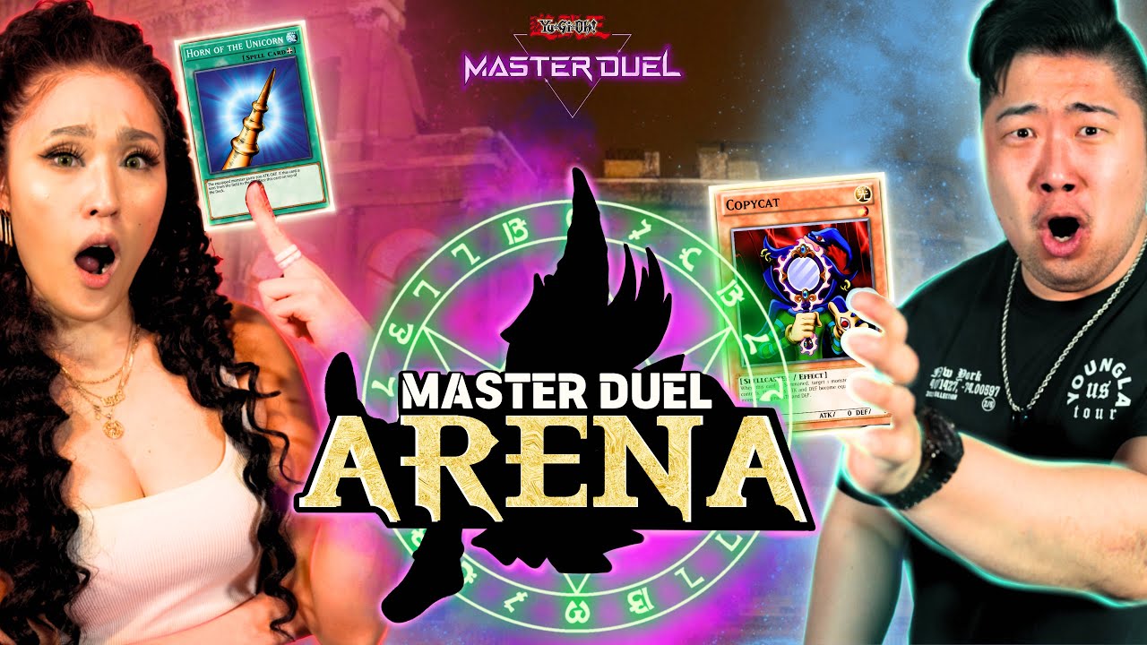 We tried the NEW Master Duel ARENA DRAFT MODE CHALLENGE by @Cimoooooooo ...