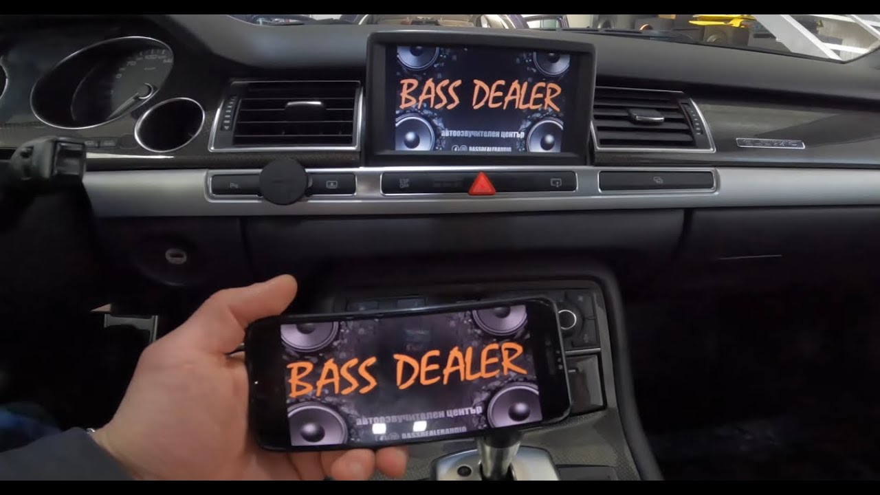 How To Use / Connect AirPlay & AppleCarPlay & Android Auto Audi A8 D3 ...