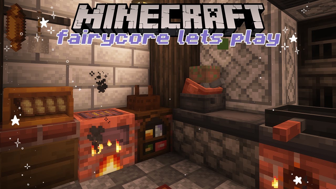 the CUTEST kitchen expansion! ♡ Minecraft Fairycore Let's Play | Part 7 ...