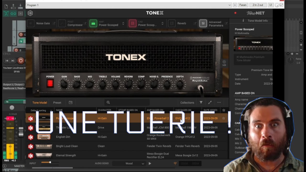ToneX CS (free) : MONSTRUEUX ! - YouTube