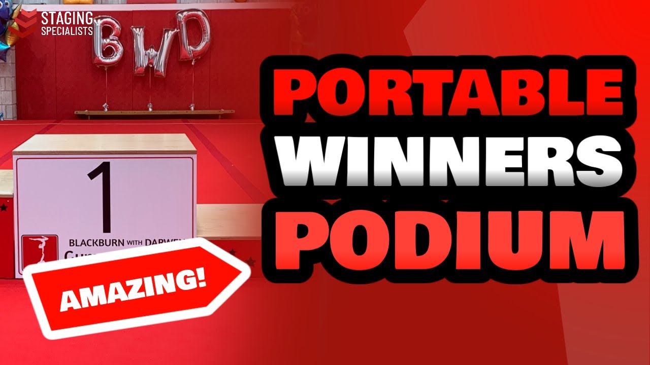 Staging Specialists | Portable Winners Award Podium | Winners Podium ...