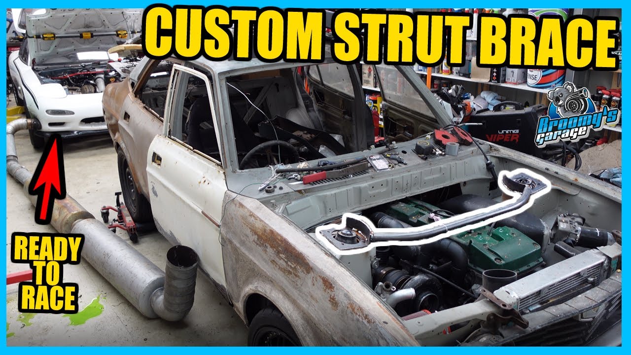 Making a Strut Brace for the Barra Swap RX4 | RX7 is RACE READY! - YouTube