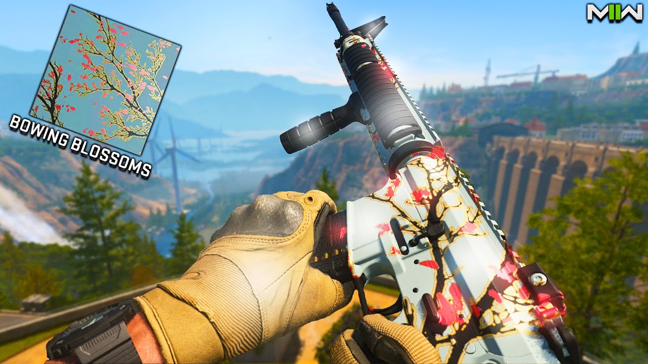 I UNLOCKED BOWING BLOSSOMS CAMO IN COD MODERN WARFARE 2! - YouTube