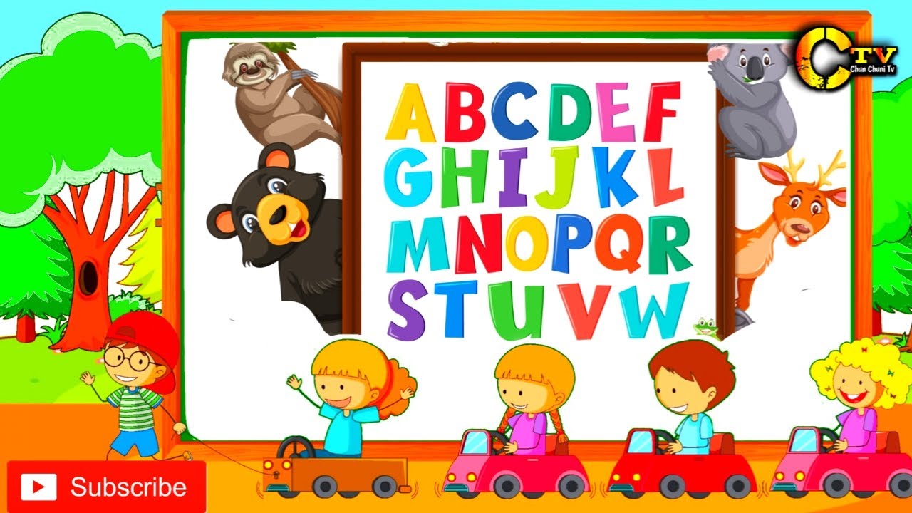 ABCD | English alphabet | A for Apple 🍎 | Phonics song | Chun Chuni Tv ...