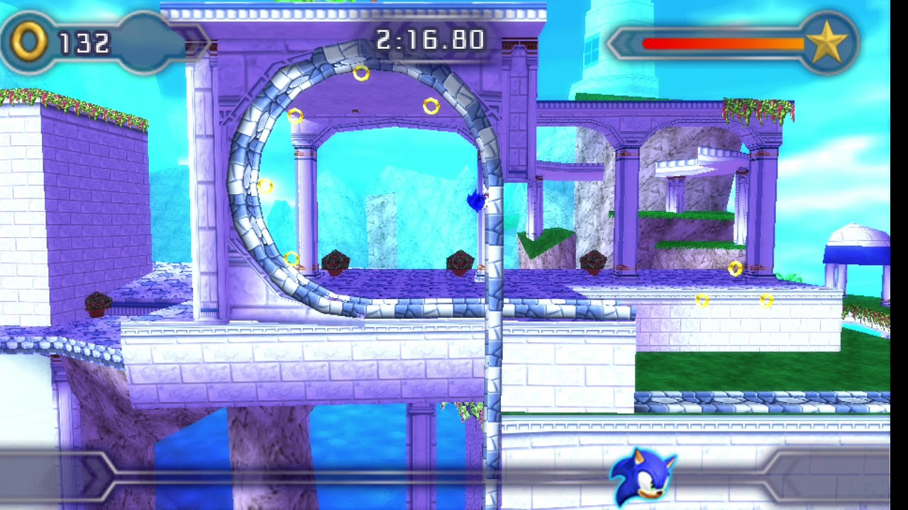 Sonic Rivals 2 - PSP ( Gameplay - Android ) - YouTube