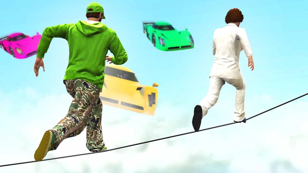 MOST IMPOSSIBLE DEATHRUN EVER! (GTA 5 Funny Moments) - YouTube