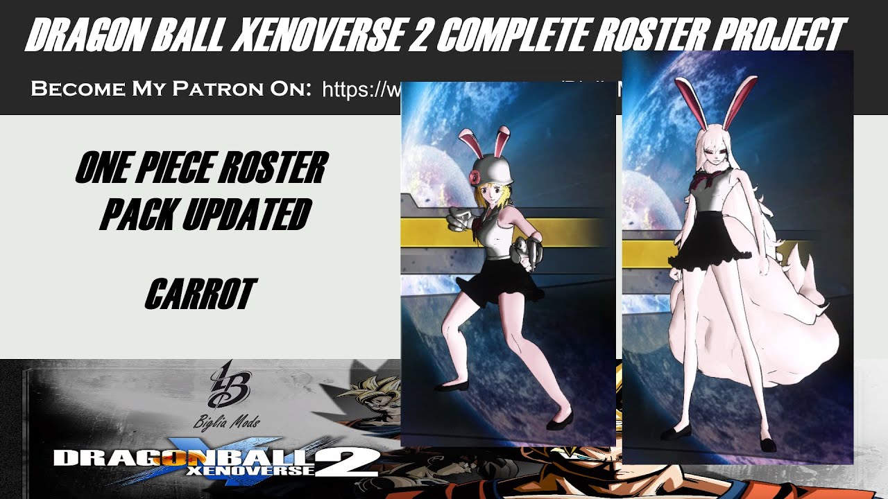 Dragon Ball Xenoverse 2 Mods. (Re)Updated One Piece Pack. Random ...