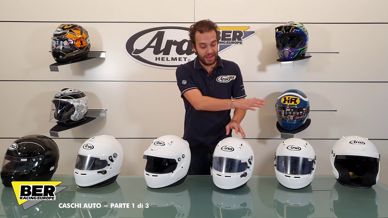ARAI TUTORIAL - CASCHI AUTO Parte 1 di 3 - YouTube