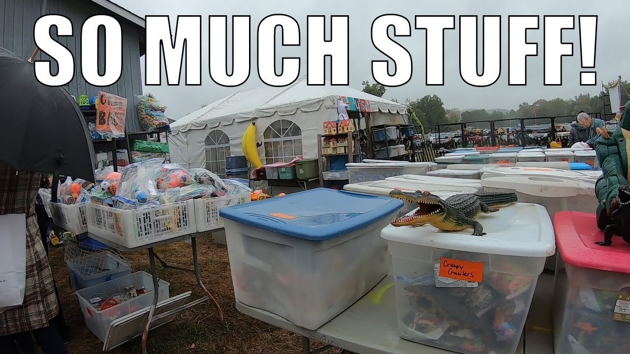 The LARGEST Rummage Yard Sale In America! Look What I Bought! - YouTube