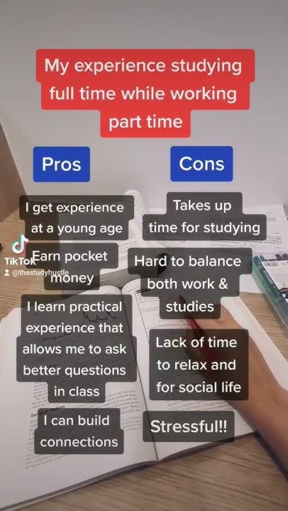 Should You Work Part Time While Studying Full Time? - YouTube
