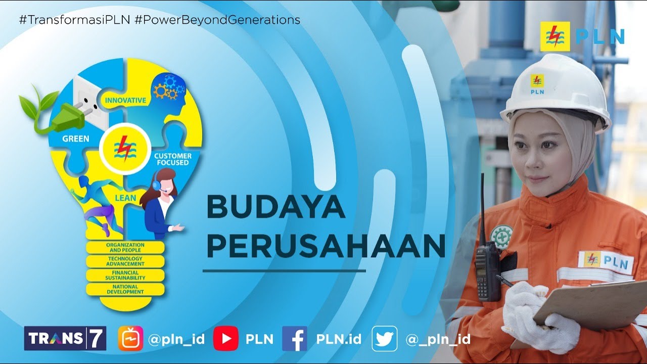 Budaya Perusahaan PLN #TransformasiPLN #PowerBeyondGenerations - YouTube