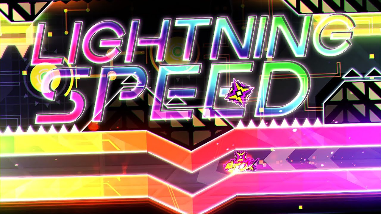 "Lightning Speed" (Demon) by LazerBlitz [All Coins] | Geometry Dash 2. ...