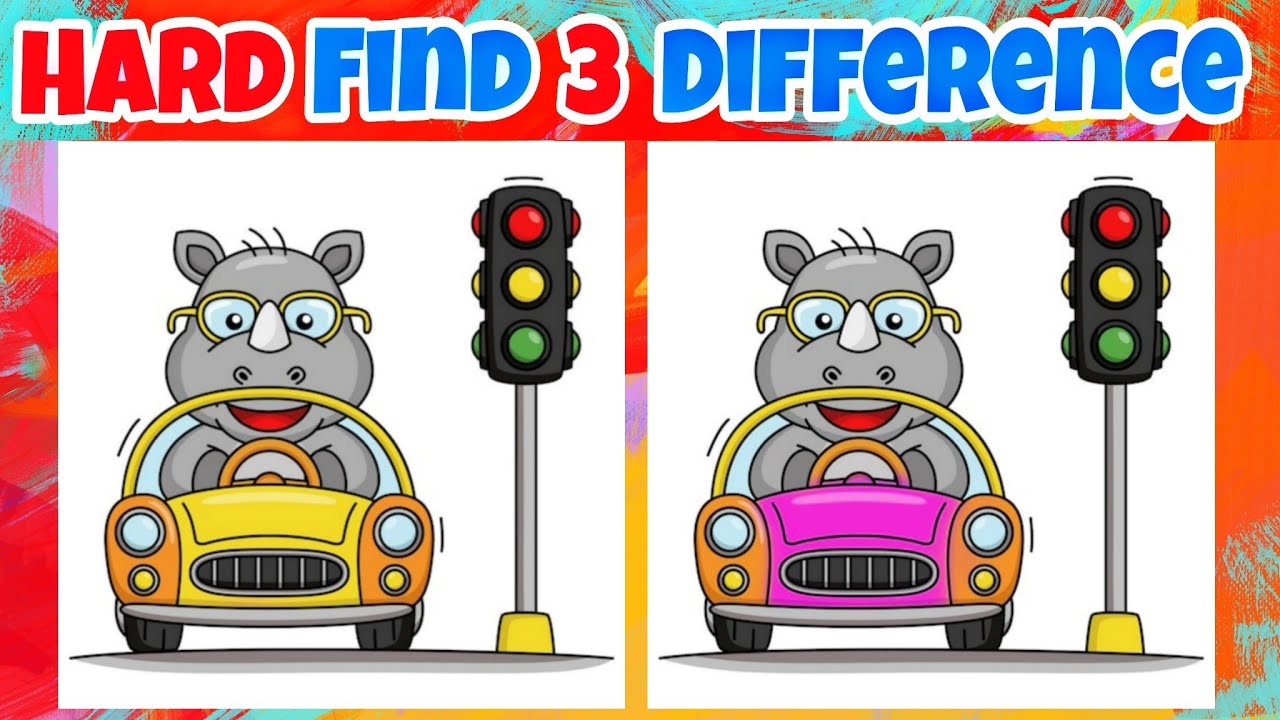SPOT The DIFFERENCE - Puzzle | Hard Find The Difference - 122 - YouTube
