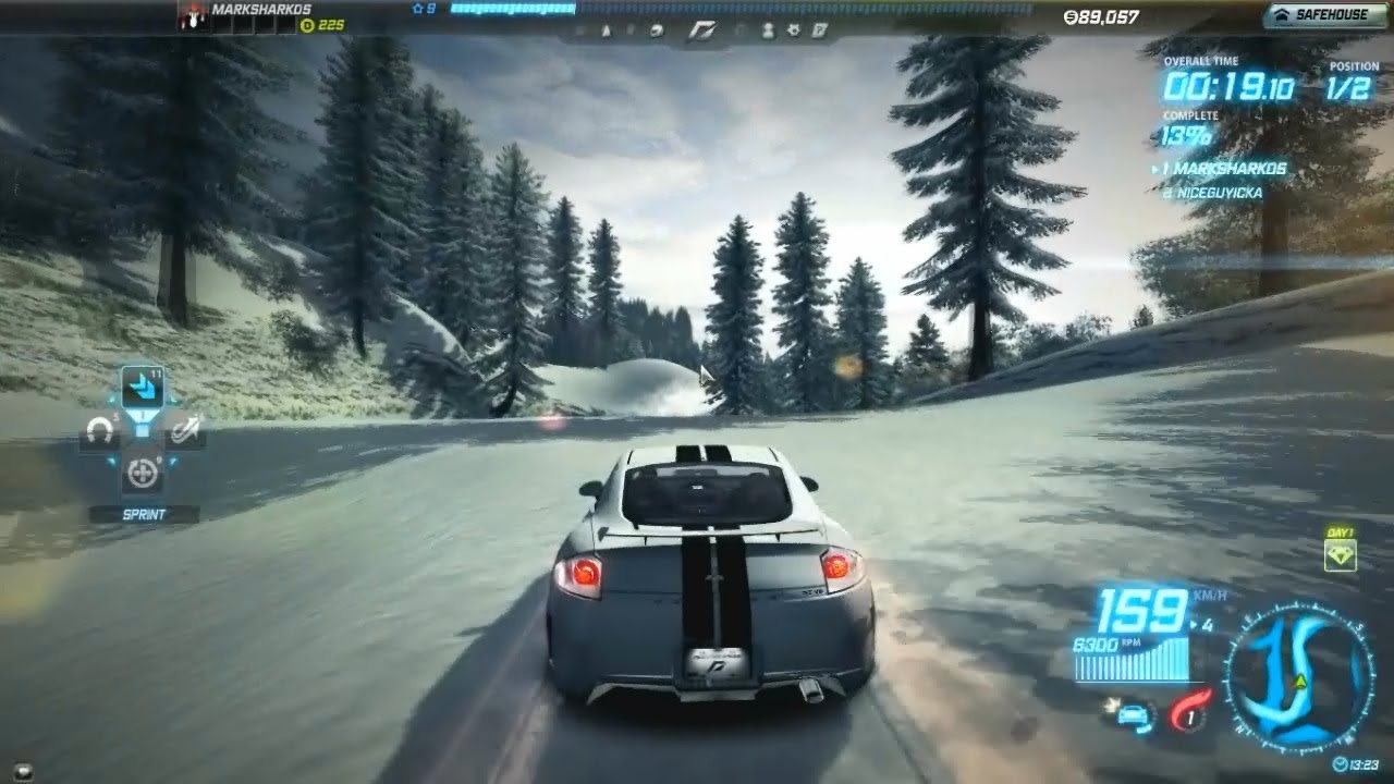 Need for Speed World Christmas Snow Fun [BG] - YouTube