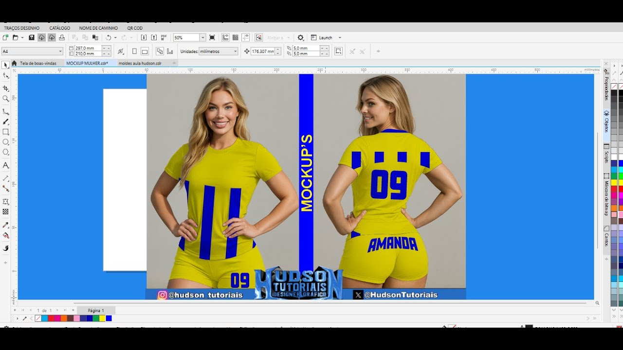Como Criar MOCKUPS no CorelDRAW de Forma Fácil e Rápida | Tutorial ...