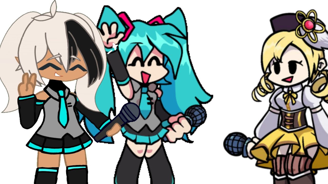 FNF Hatsune Miku Erica // FNF Promenade But Mami And Miku Sing It // 2K ...