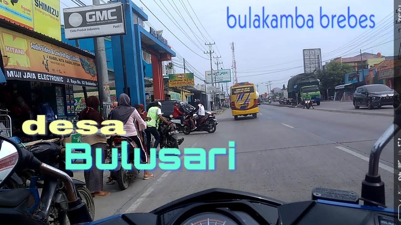 Desa Bulusari Bulakamba Brebes Jateng (ini jalan desanya) - YouTube