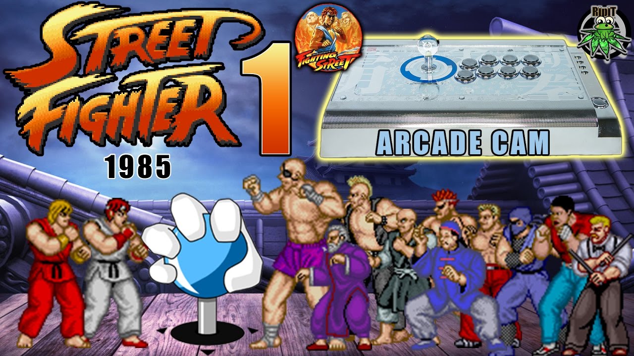 Street Fighter 1 (1985) Arcade Cam - YouTube