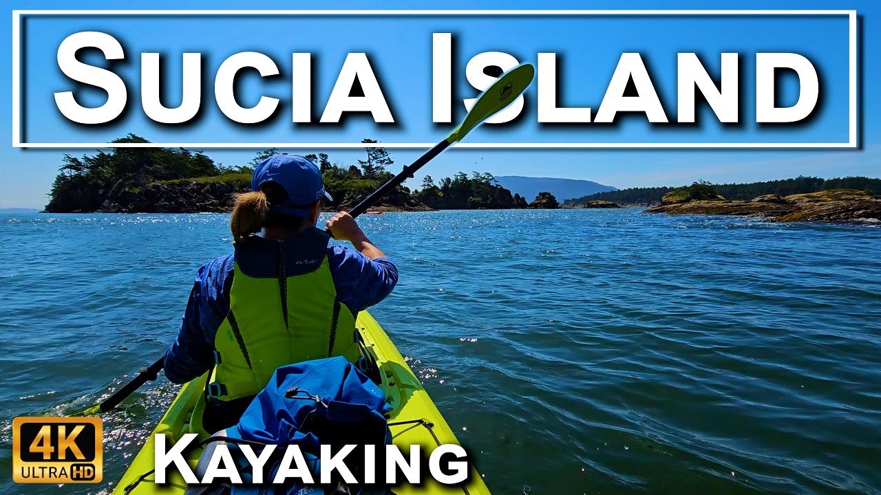 Kayaking in a day around beautiful Sucia Island, Pacific Northwest in ...