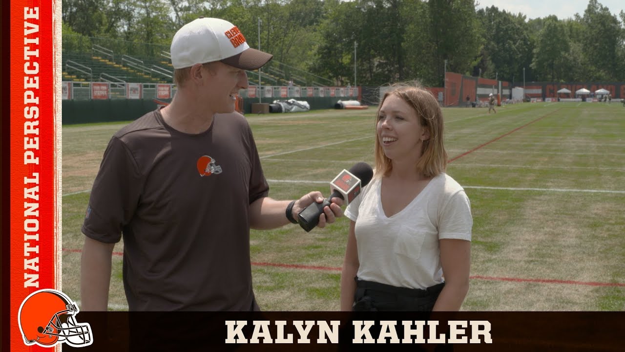 National Perspective with Kalyn Kahler | Cleveland Browns - YouTube