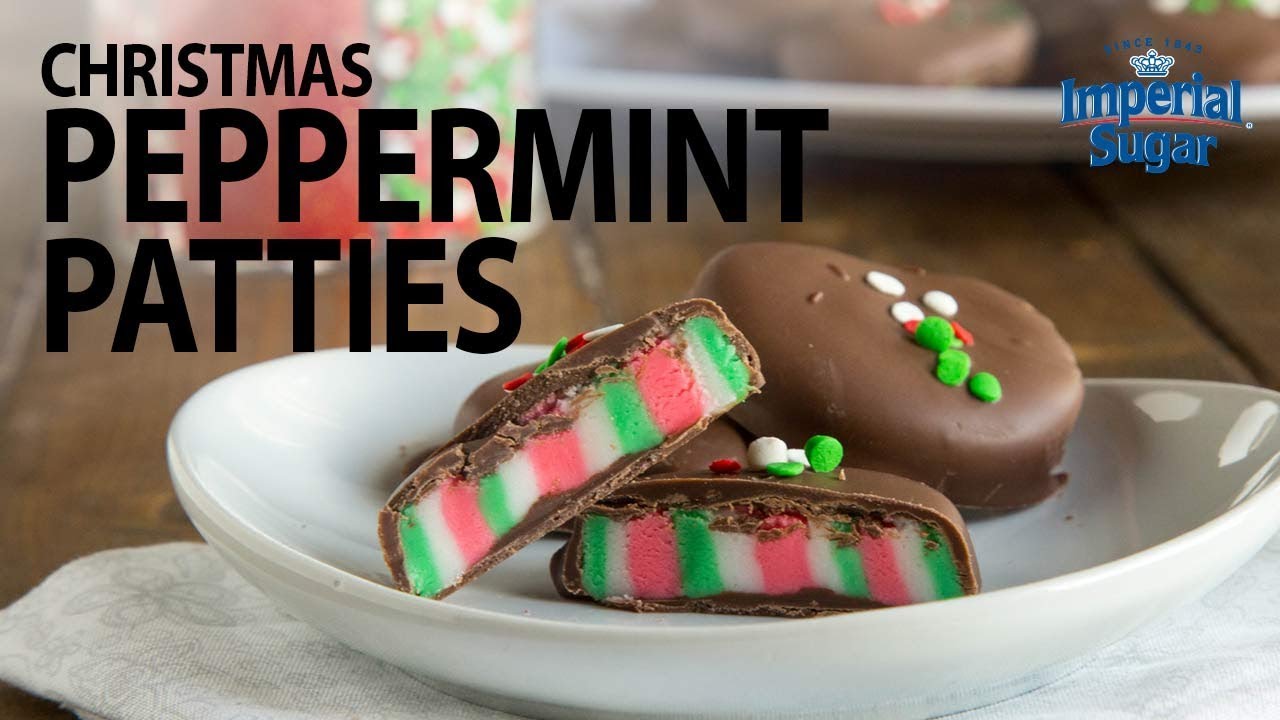 How to Make Red, Green & White Christmas Peppermint Patties - YouTube