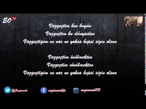 Gripin -  Vazgeçtim Ben Bugün | Şarkı Sözleri İle