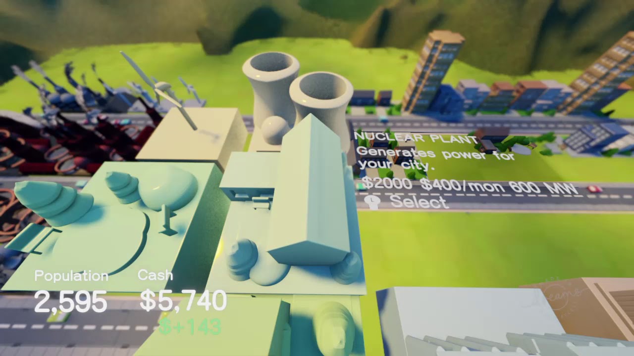 Dreams PS4, City Simulator, A Simcity game made in Dreams - YouTube