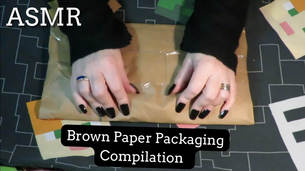 ASMR Brown Paper Packaging Sounds Compilation - YouTube