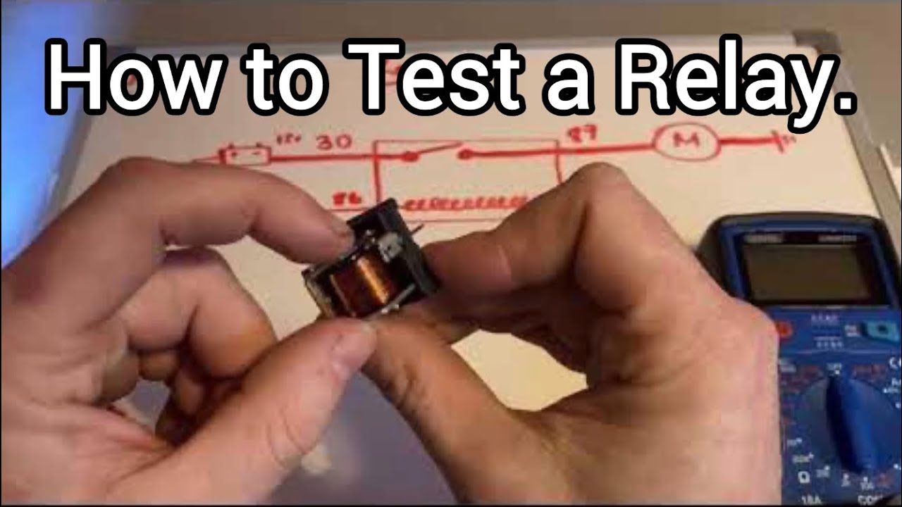 How to Test a Relay. - YouTube