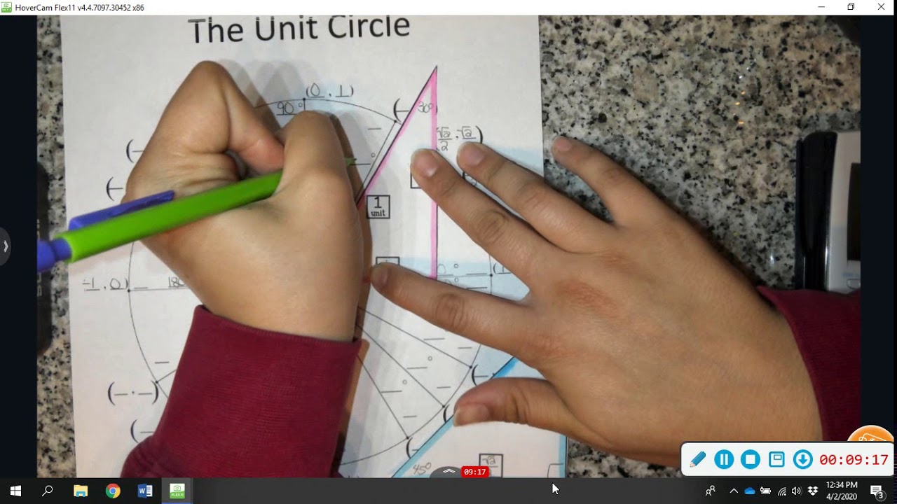 Constructing the Unit Circle - YouTube