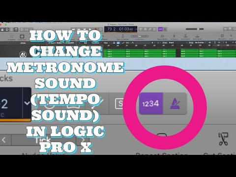 How to change Metronome sound (Tempo sound) in logic pro x 2023 update ...