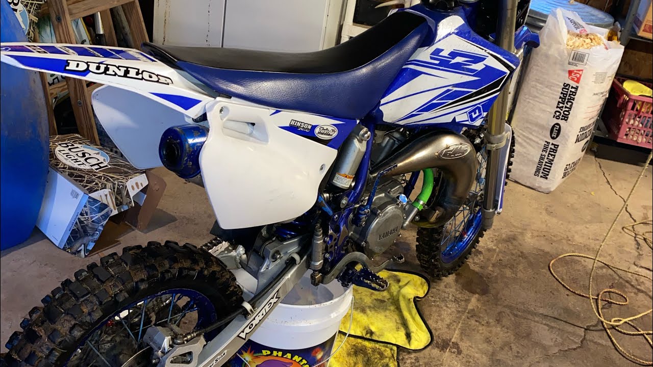 FULLY REBUILT 03’ YZ85 COLD START & FIRST RIDE - YouTube
