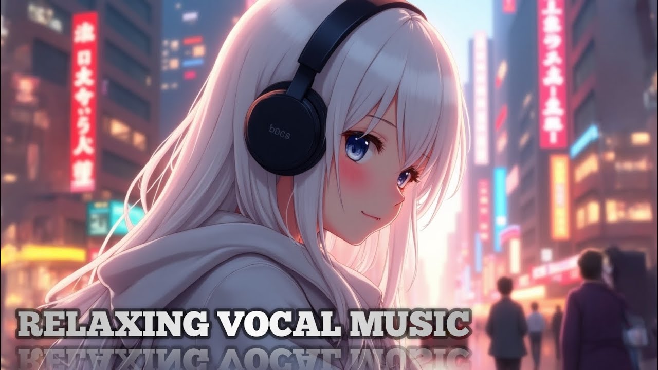 AI Music Vocal Animation📚 #music #anime #relaxing - YouTube