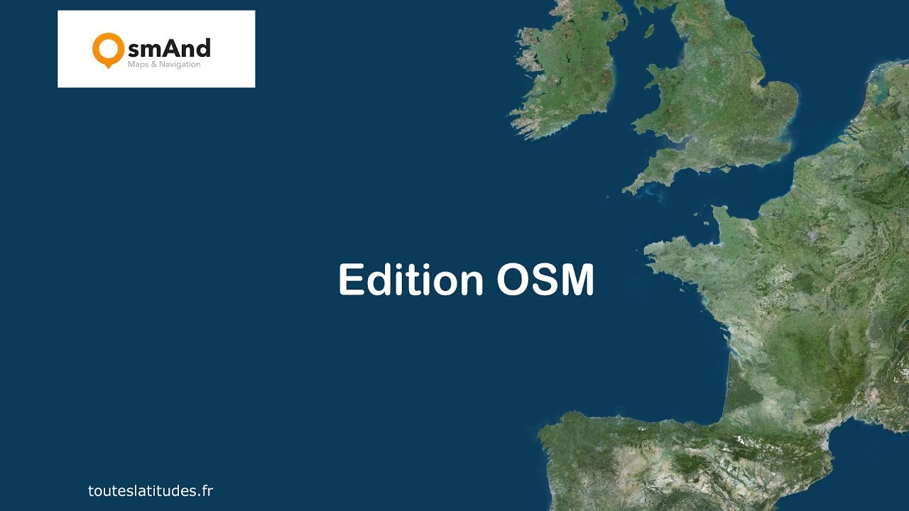 Tutoriel OsmAnd – Edition OSM - YouTube