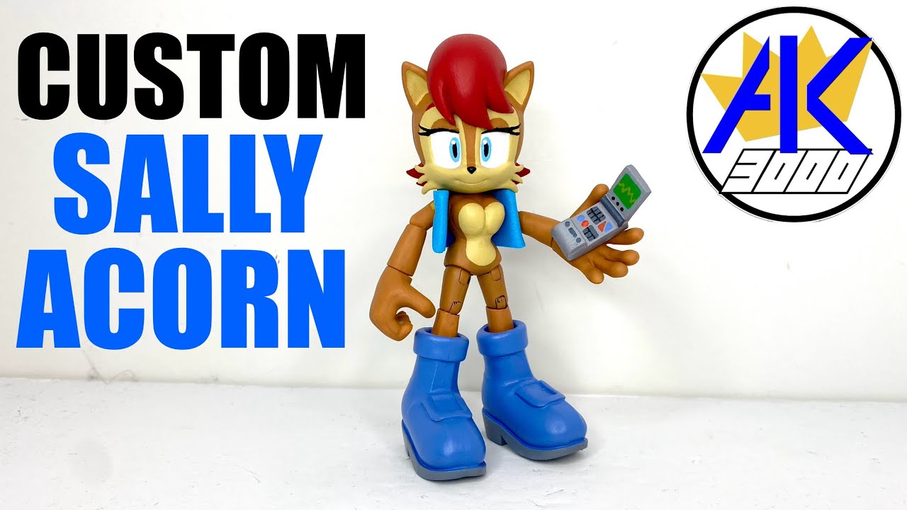 Custom Sally Acorn Figure - YouTube