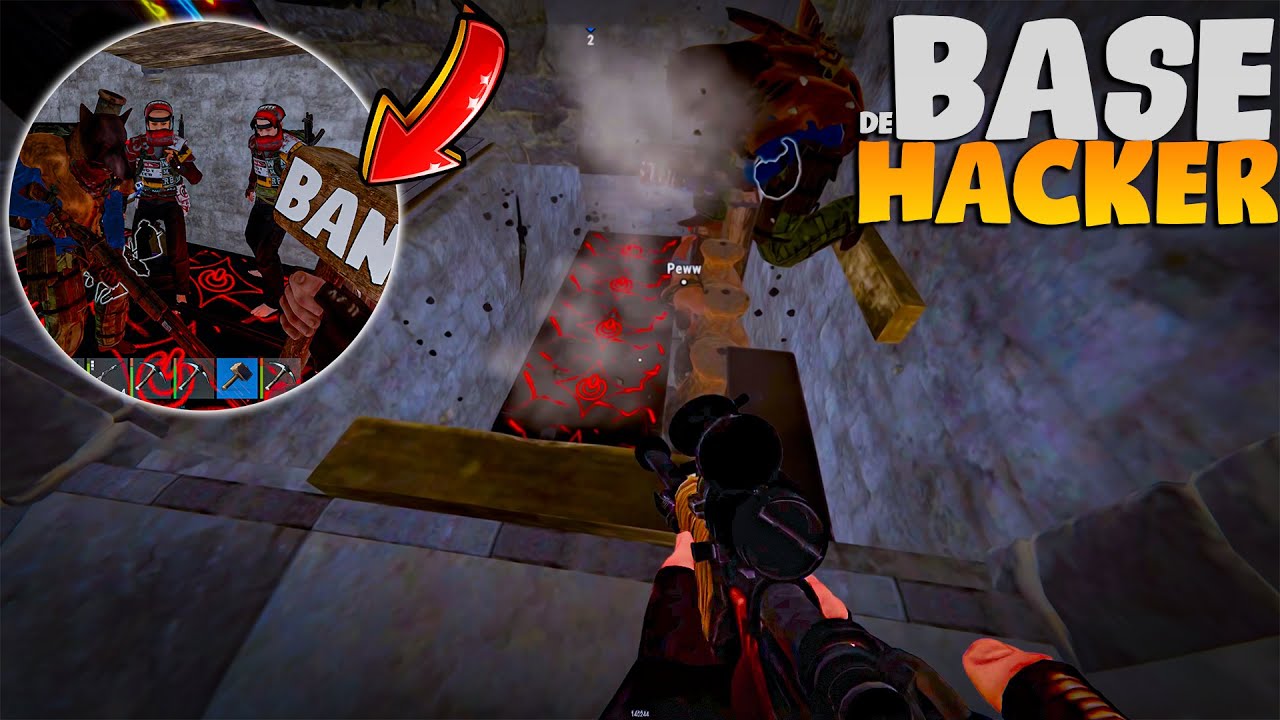 ESSE É UM LOOT DE UM CHEATER NO OFICIAL DO RUST - YouTube