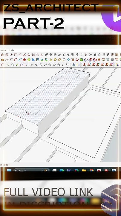 Part-2 // SketchUp Pro Tips:-True Bend &BZ Toolbar + D5 Render #shortvideo #sketchup - YouTube