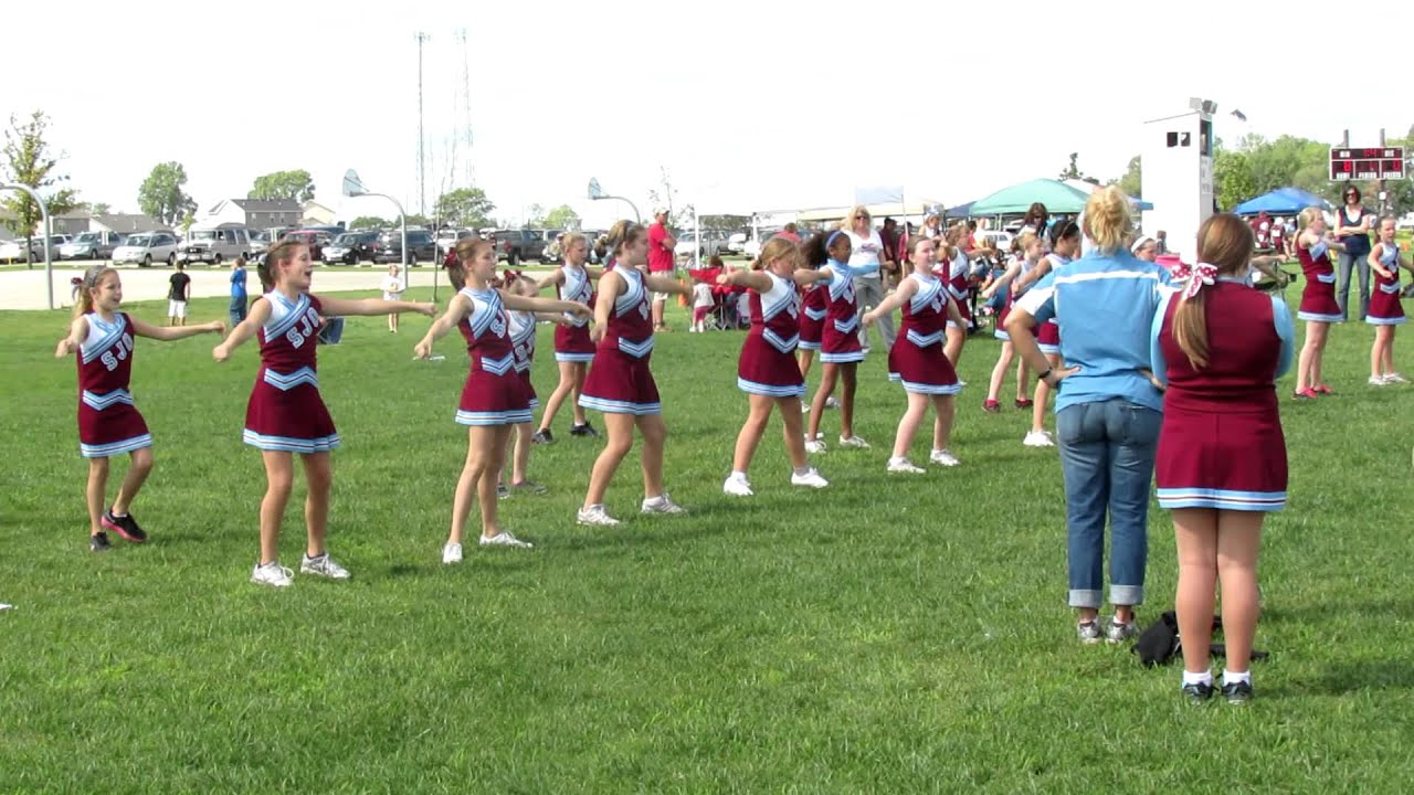 SJO Youth Football JV Hello Cheer 2012 - YouTube