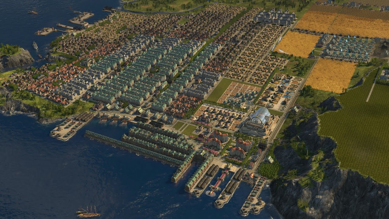 009. Anno 1800 ~ S1+2+3 ~ Hotels! ~ Working Docklands, Seat of Power ...