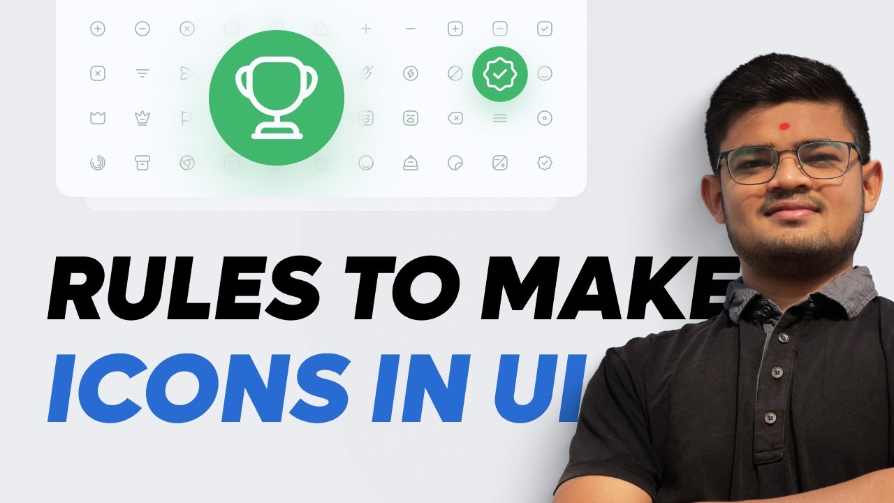 How to make icons in UI Design | Icononography for UI Design - YouTube