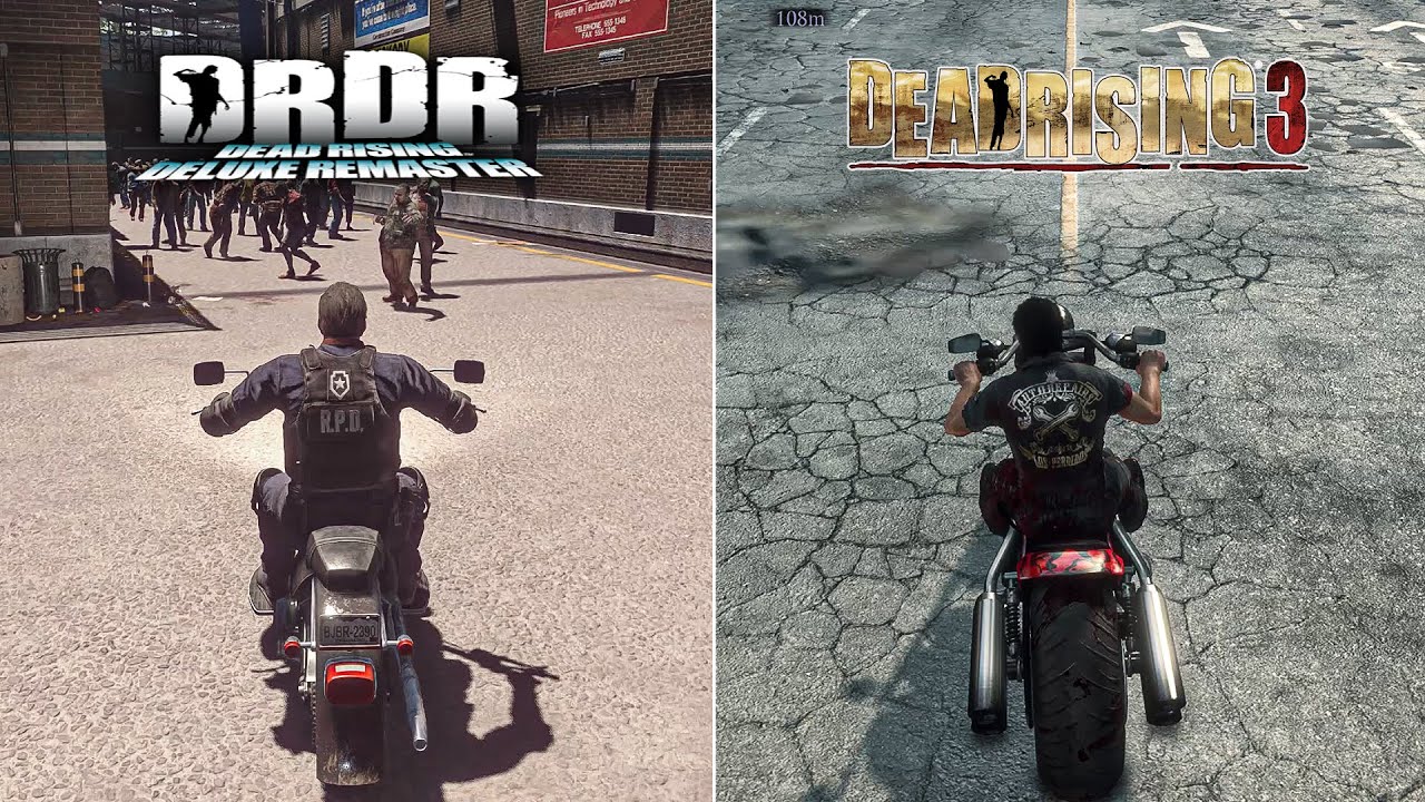 Dead Rising Deluxe Remaster VS Dead Rising 3 - Details and Physics ...