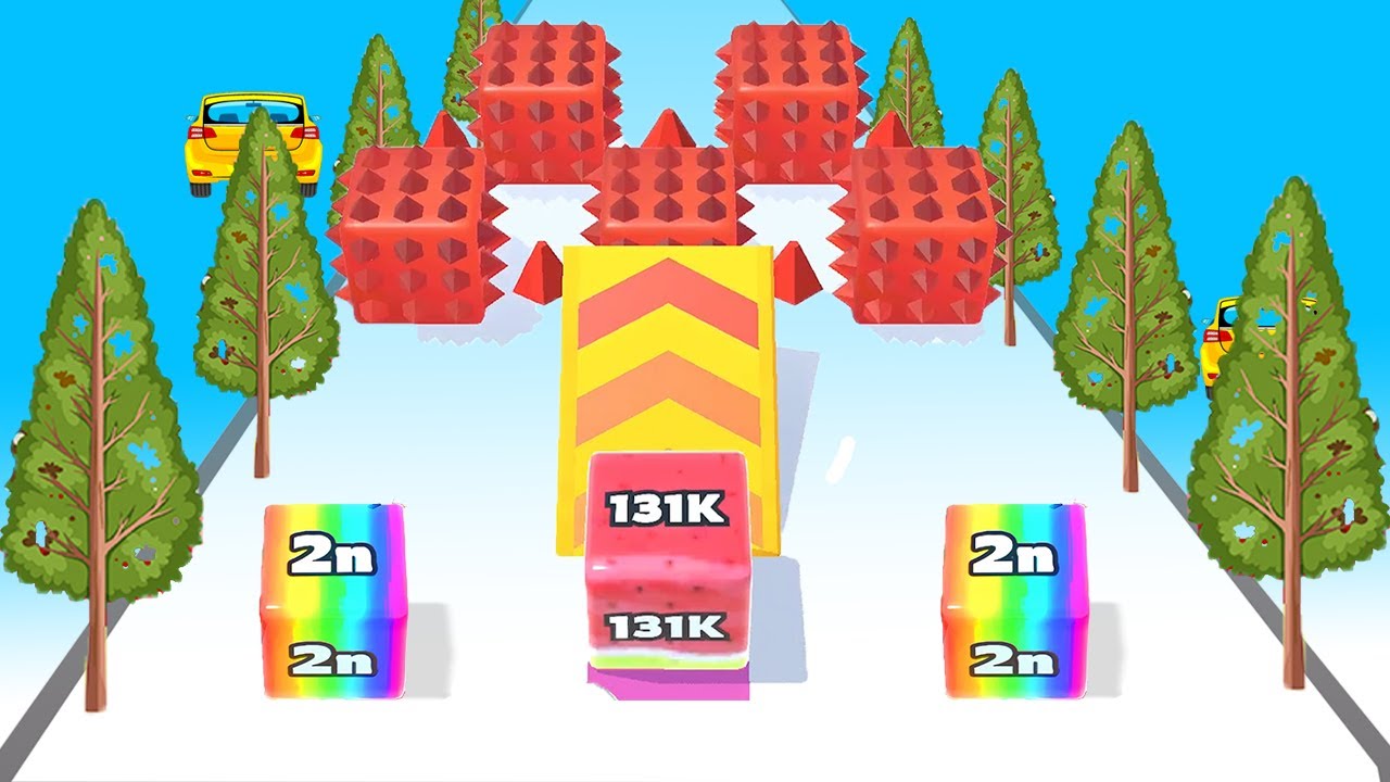 Satisfying 2048 Mobile Games Walkthrough Yoga Ball Run, Ball Run ...